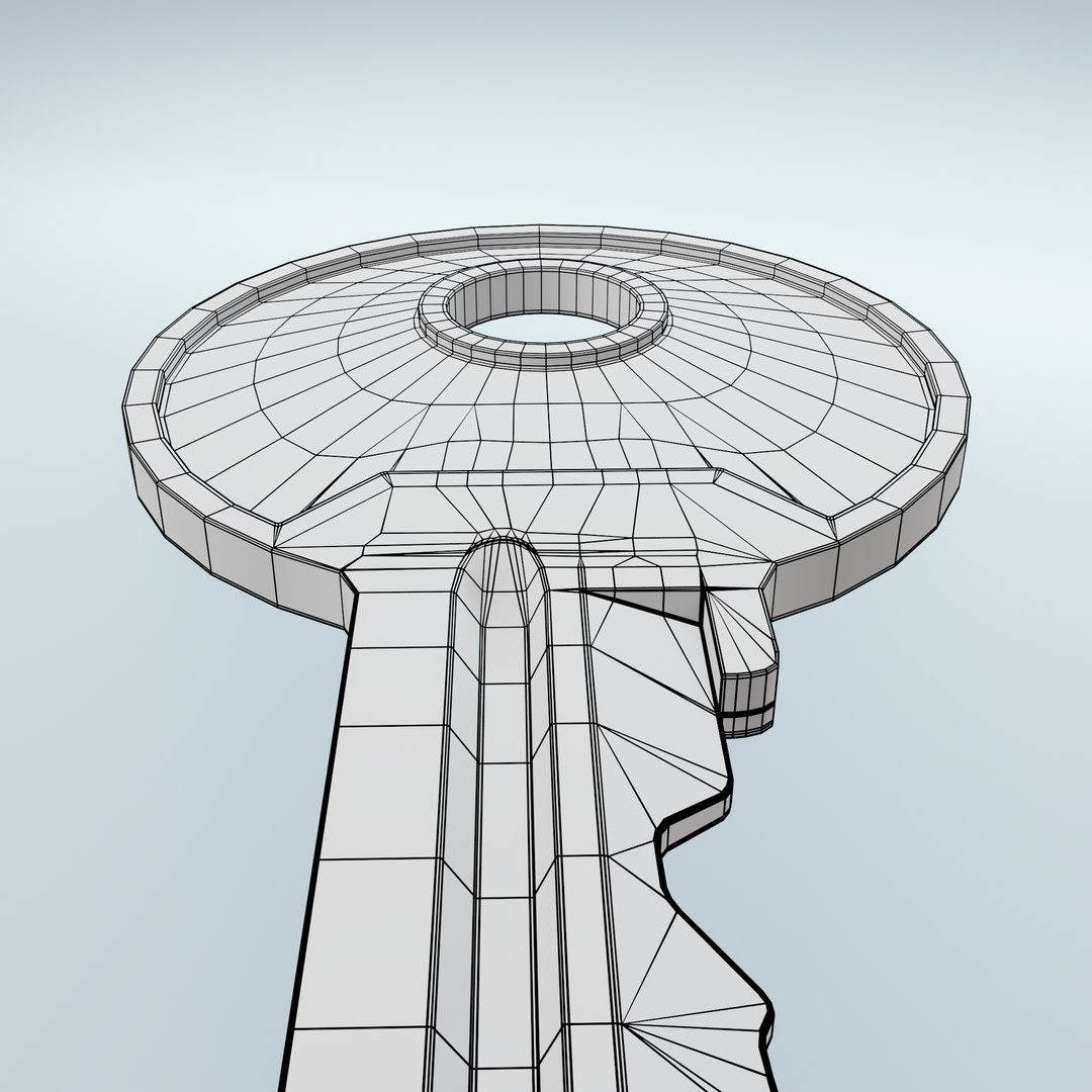 3D Key 1 Model - TurboSquid 1989114