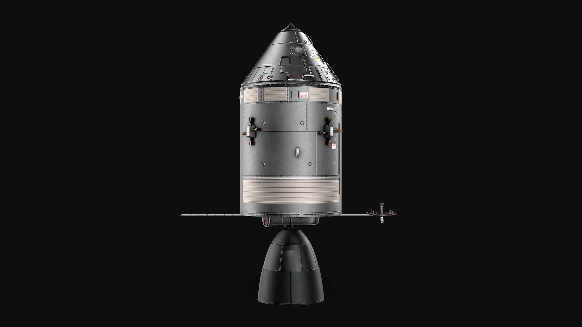 Apollo Command And Service Module 3D Model - TurboSquid 2191279