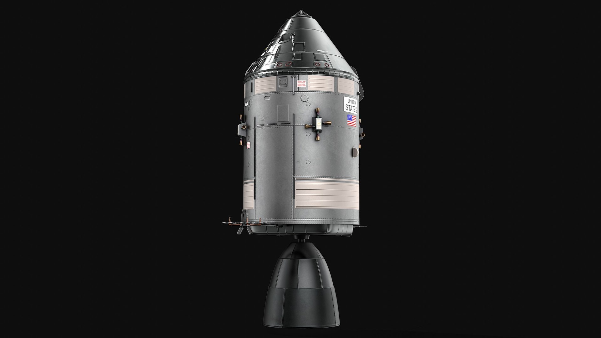 Apollo Command And Service Module 3D Model - TurboSquid 2191279