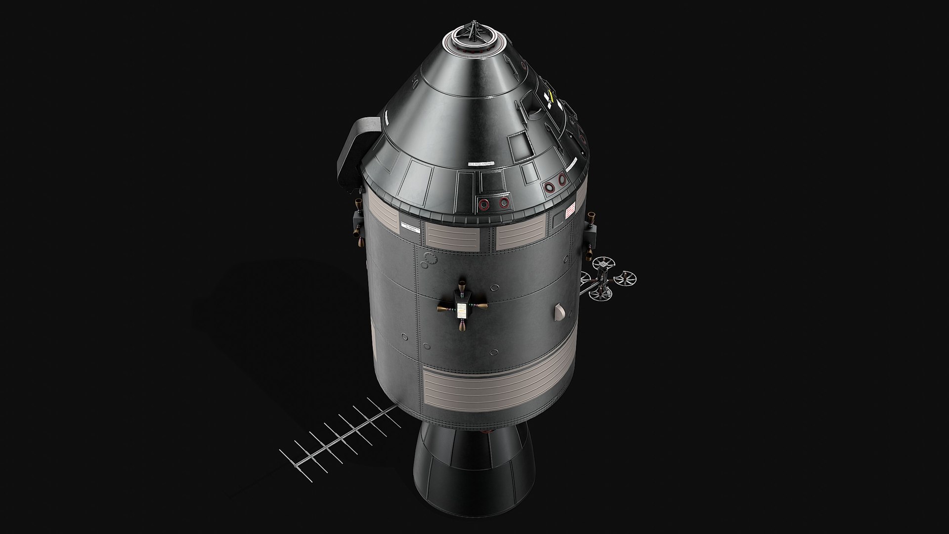 Apollo Command And Service Module 3D Model - TurboSquid 2191279