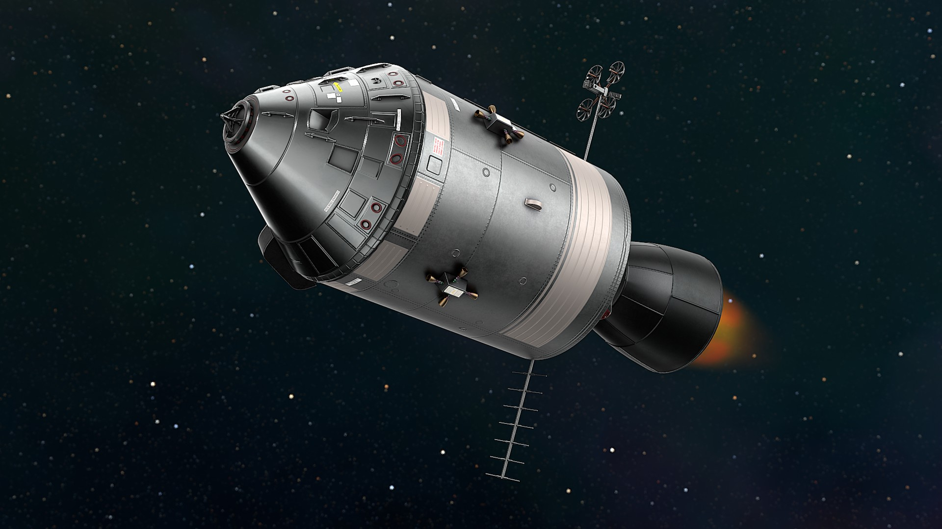 Apollo Command And Service Module 3D Model - TurboSquid 2191279