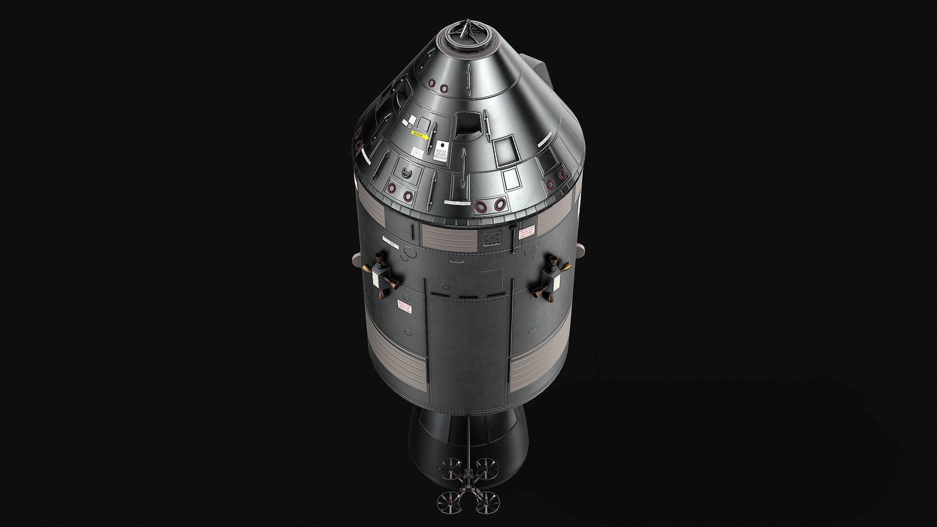 Apollo Command And Service Module 3D Model - TurboSquid 2191279
