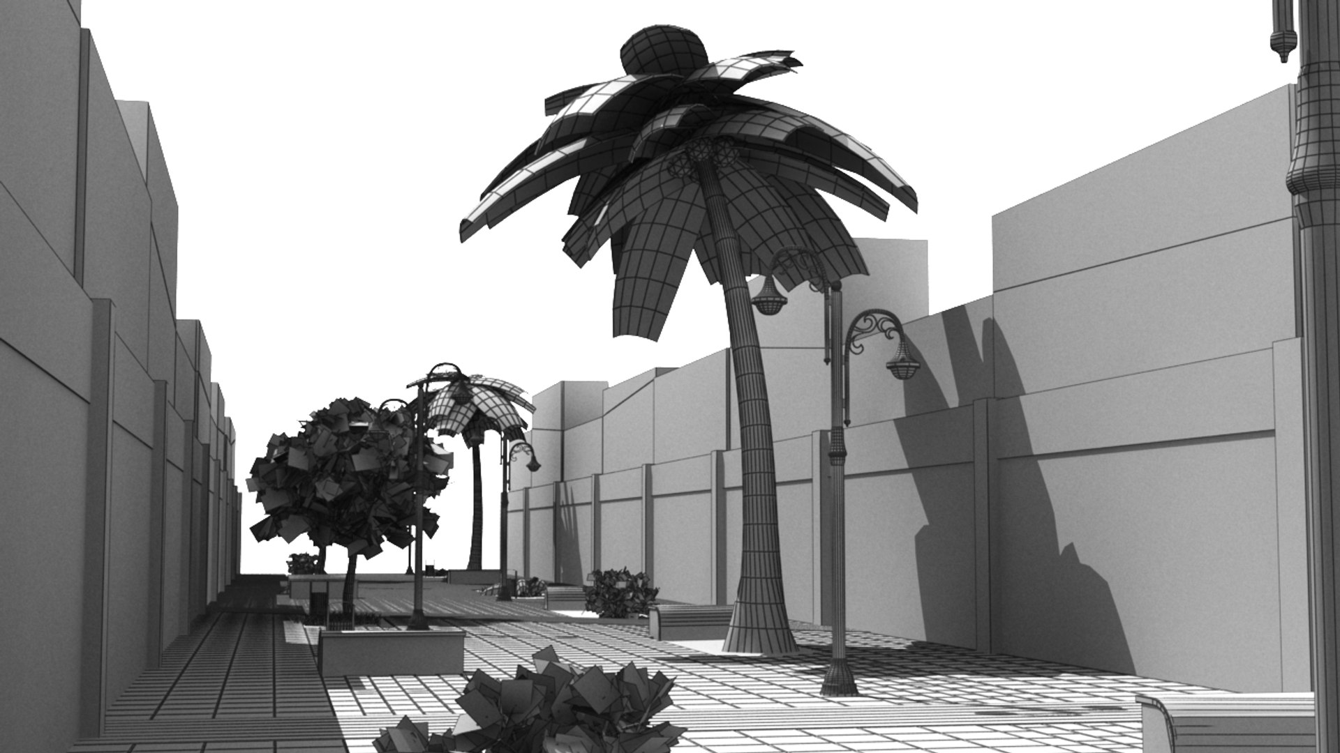 3D Tree Street Shop - TurboSquid 1240623