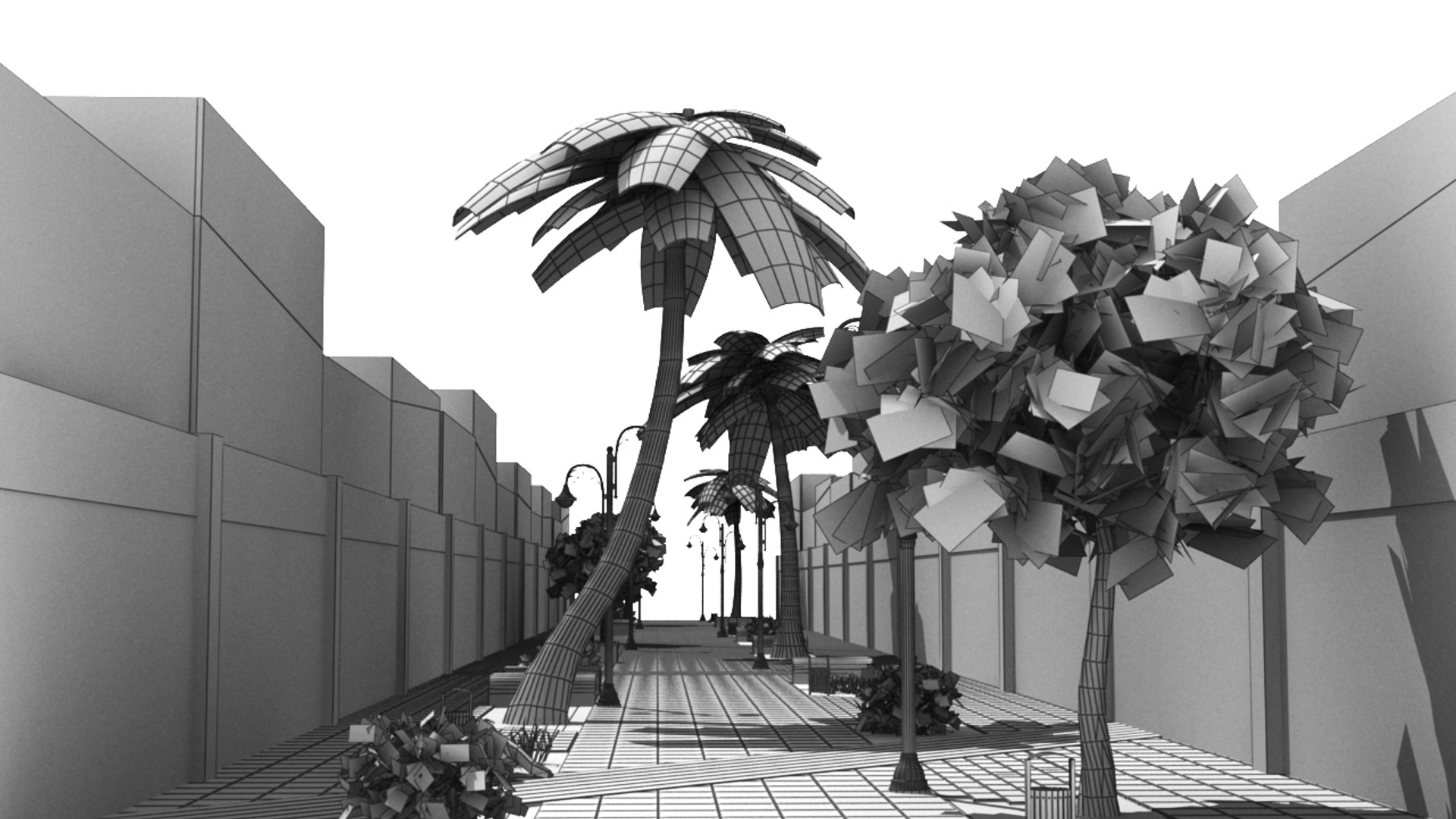 3D Tree Street Shop - TurboSquid 1240623