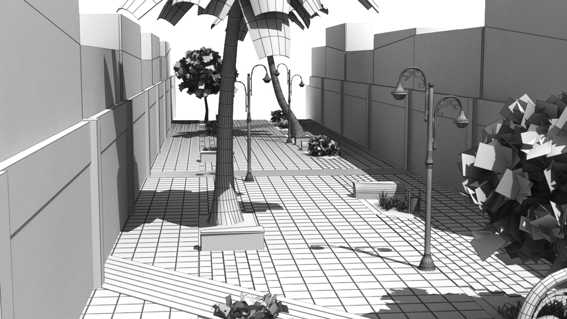 3D Tree Street Shop - TurboSquid 1240623