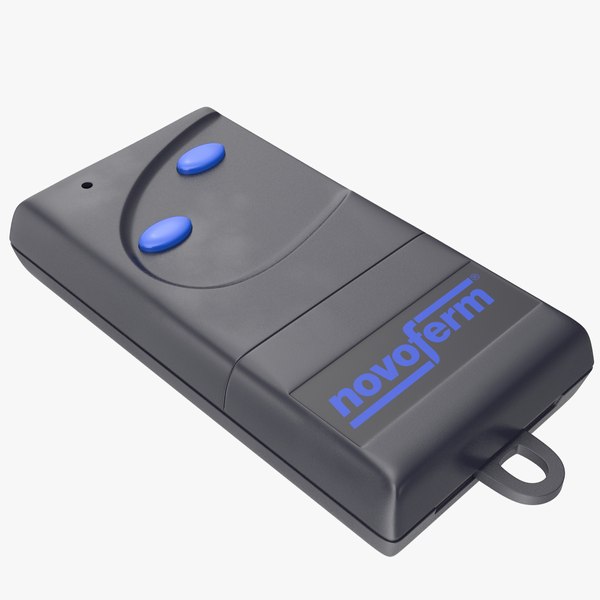 3d model remote door garage