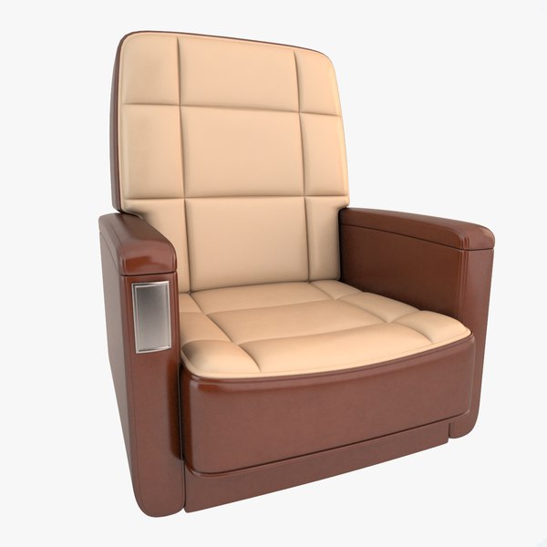 3d model airplane seat