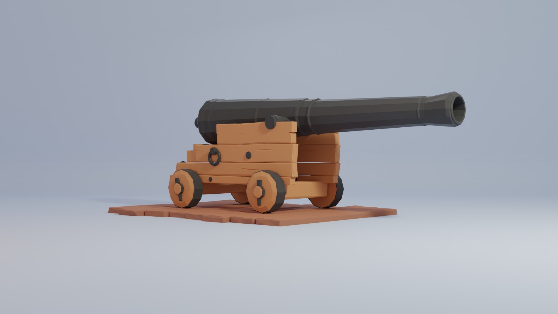Low Poly Cannons Pack 3D - TurboSquid 1869991