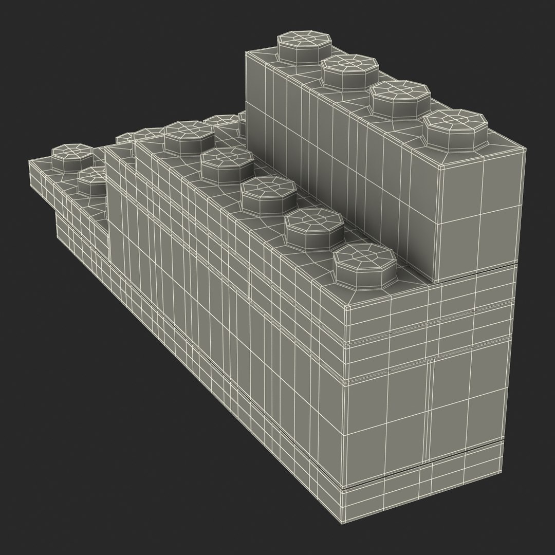 3d model lego bricks set 2