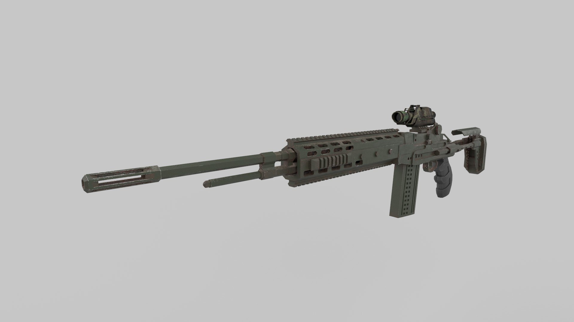 3D Assualt Rifle - TurboSquid 2091311