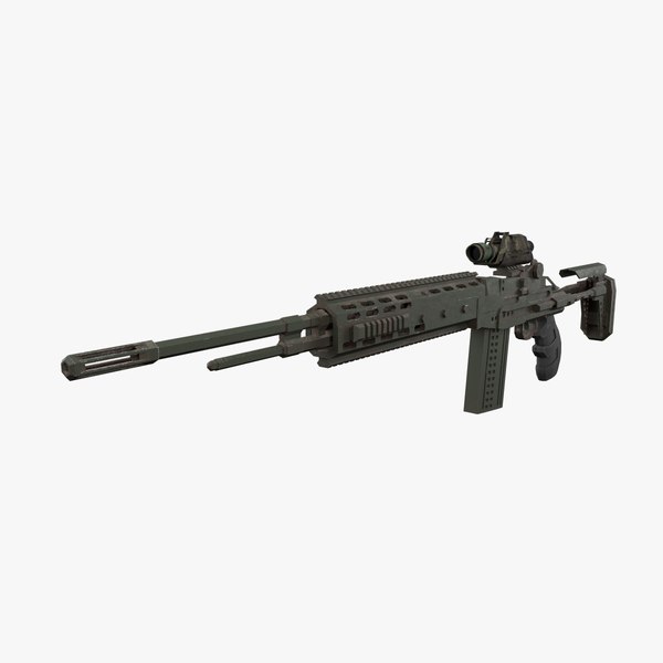 Assualt rifle 3D 모델 - TurboSquid 2091311