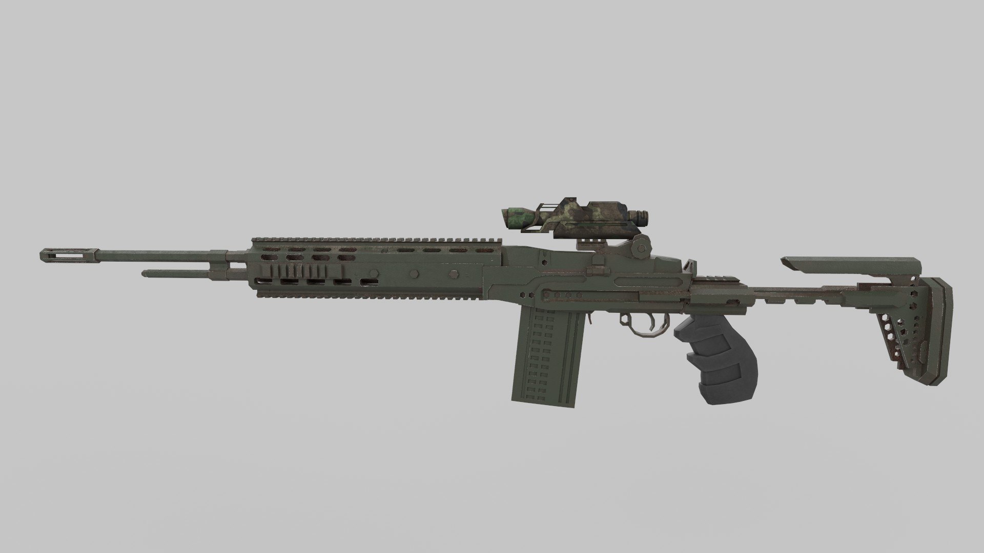 3D Assualt Rifle - TurboSquid 2091311