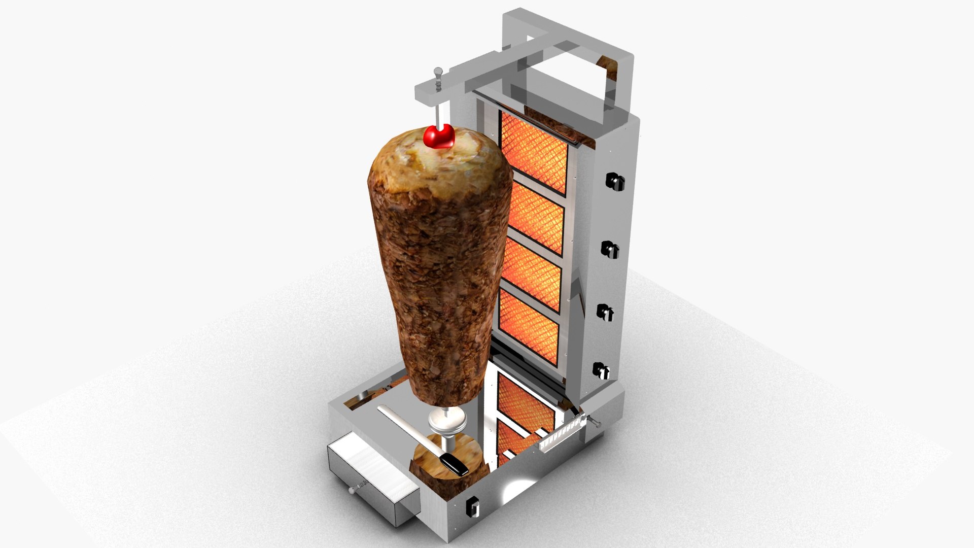 3D Shawarma Machine Model - TurboSquid 2084721