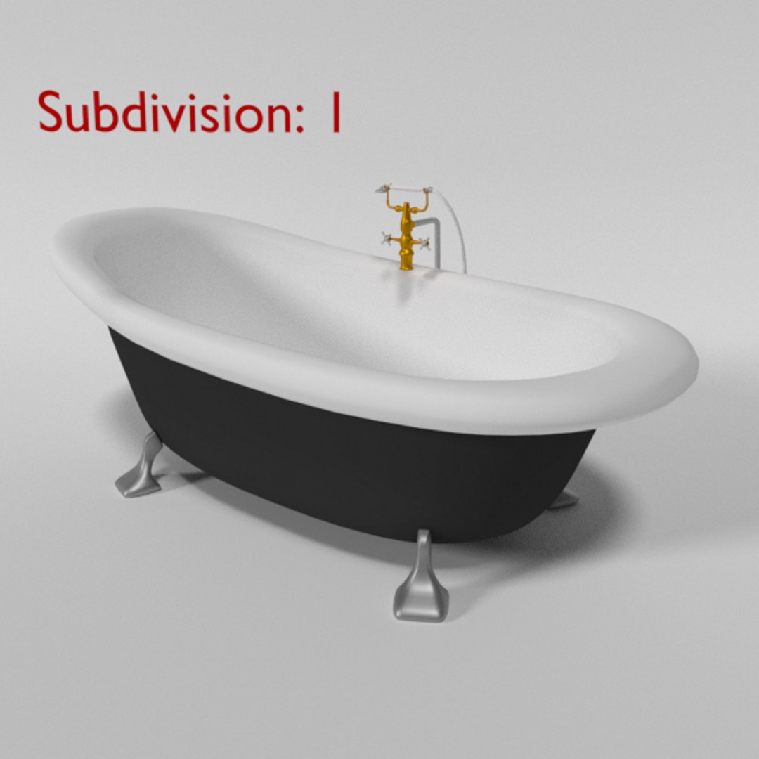 Free Bath Tub 3d Model