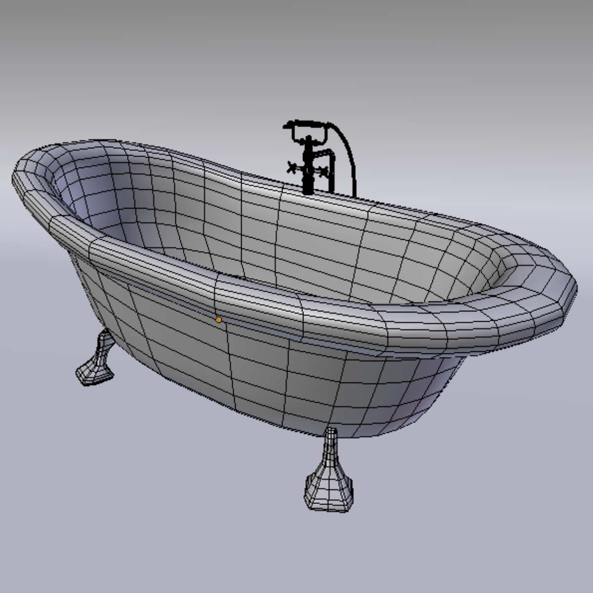 free bath tub 3d model