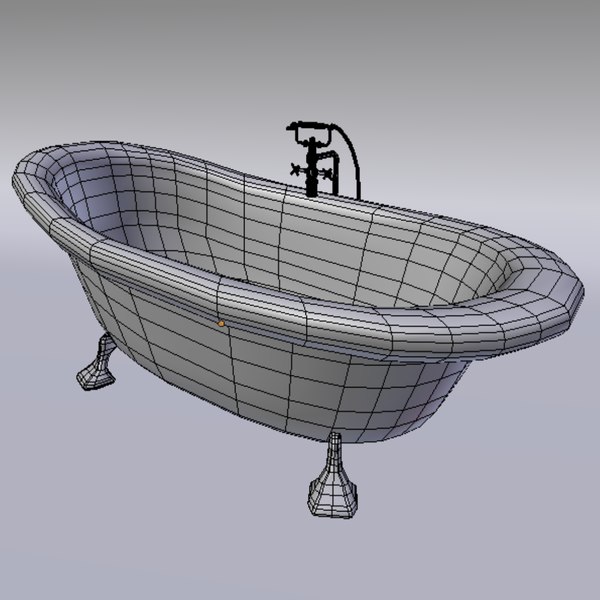 free bath tub 3d model