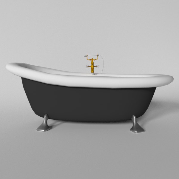 free bath tub 3d model