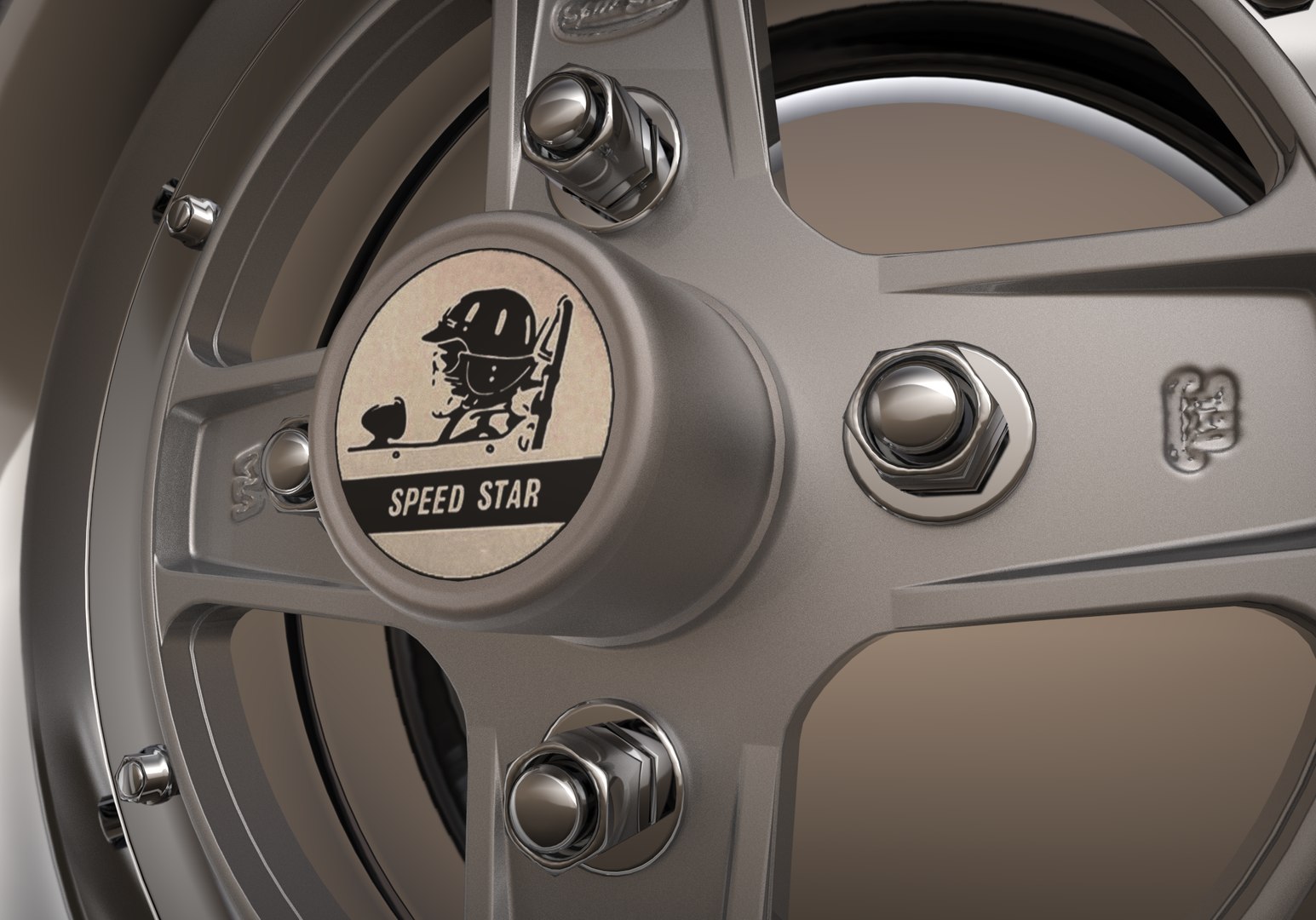 3D Model SSR Speed Star Racing MK-II Wheel 14 Inch - TurboSquid 2005355