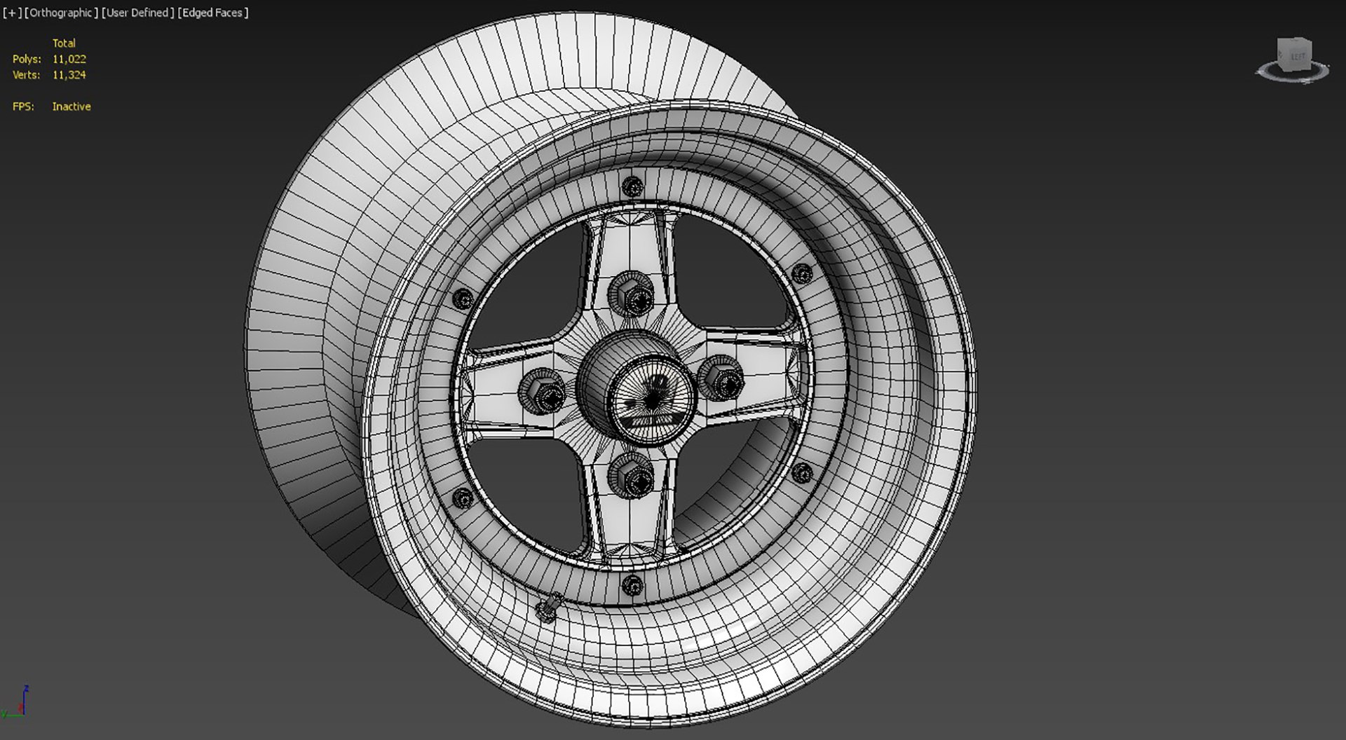 3D Model SSR Speed Star Racing MK-II Wheel 14 Inch - TurboSquid 2005355