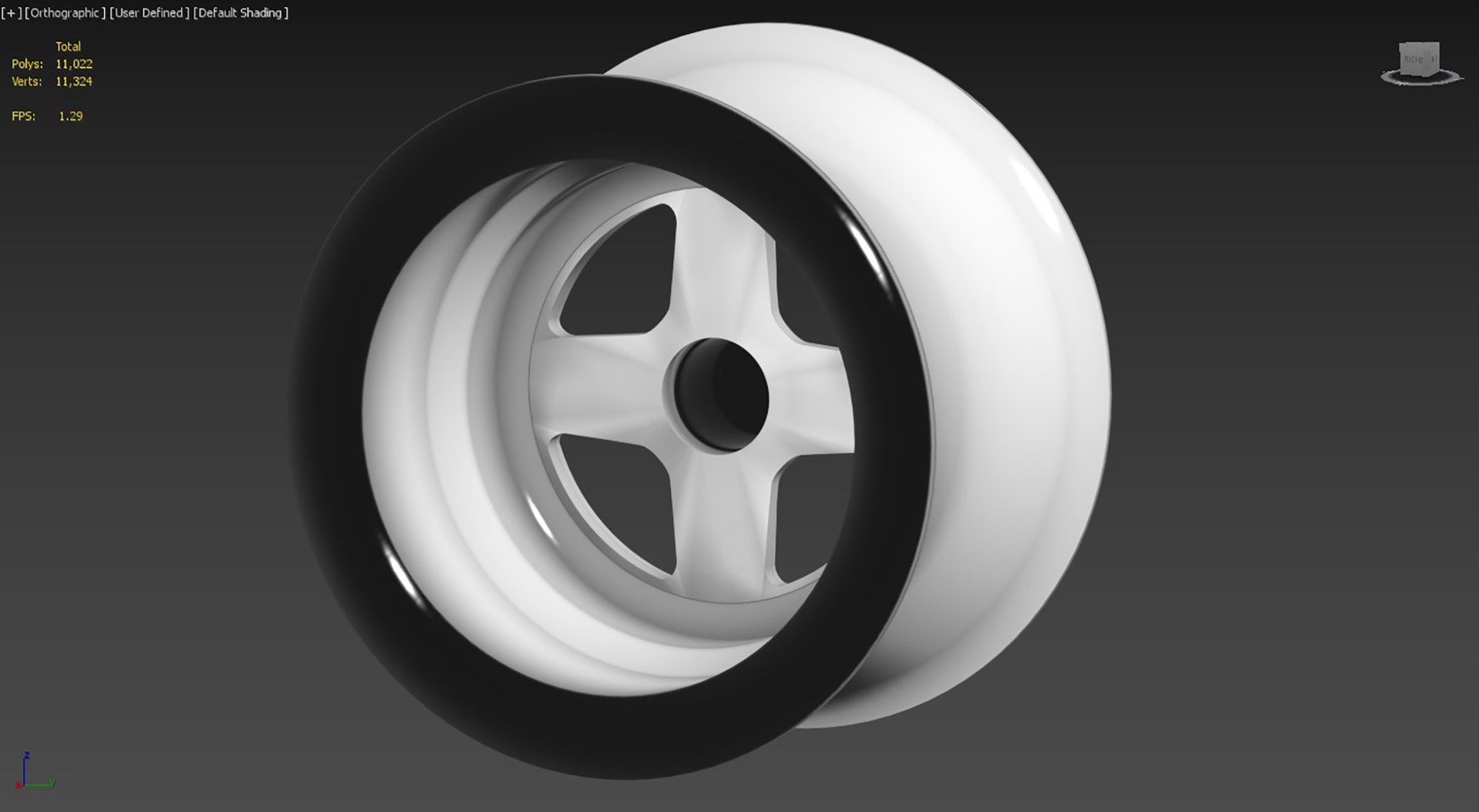 3D Model SSR Speed Star Racing MK-II Wheel 14 Inch - TurboSquid 2005355
