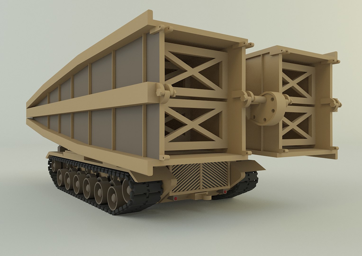 3D M60 AVLB Bridge Layer Military Vehicle 3D Model - TurboSquid 2161579