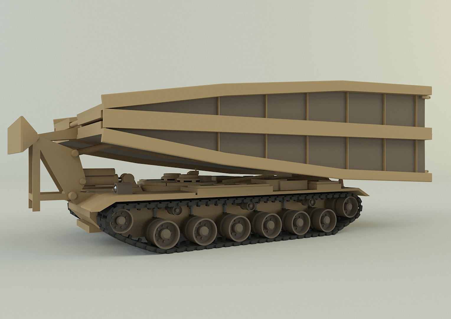3D M60 AVLB Bridge Layer Military Vehicle 3D Model - TurboSquid 2161579