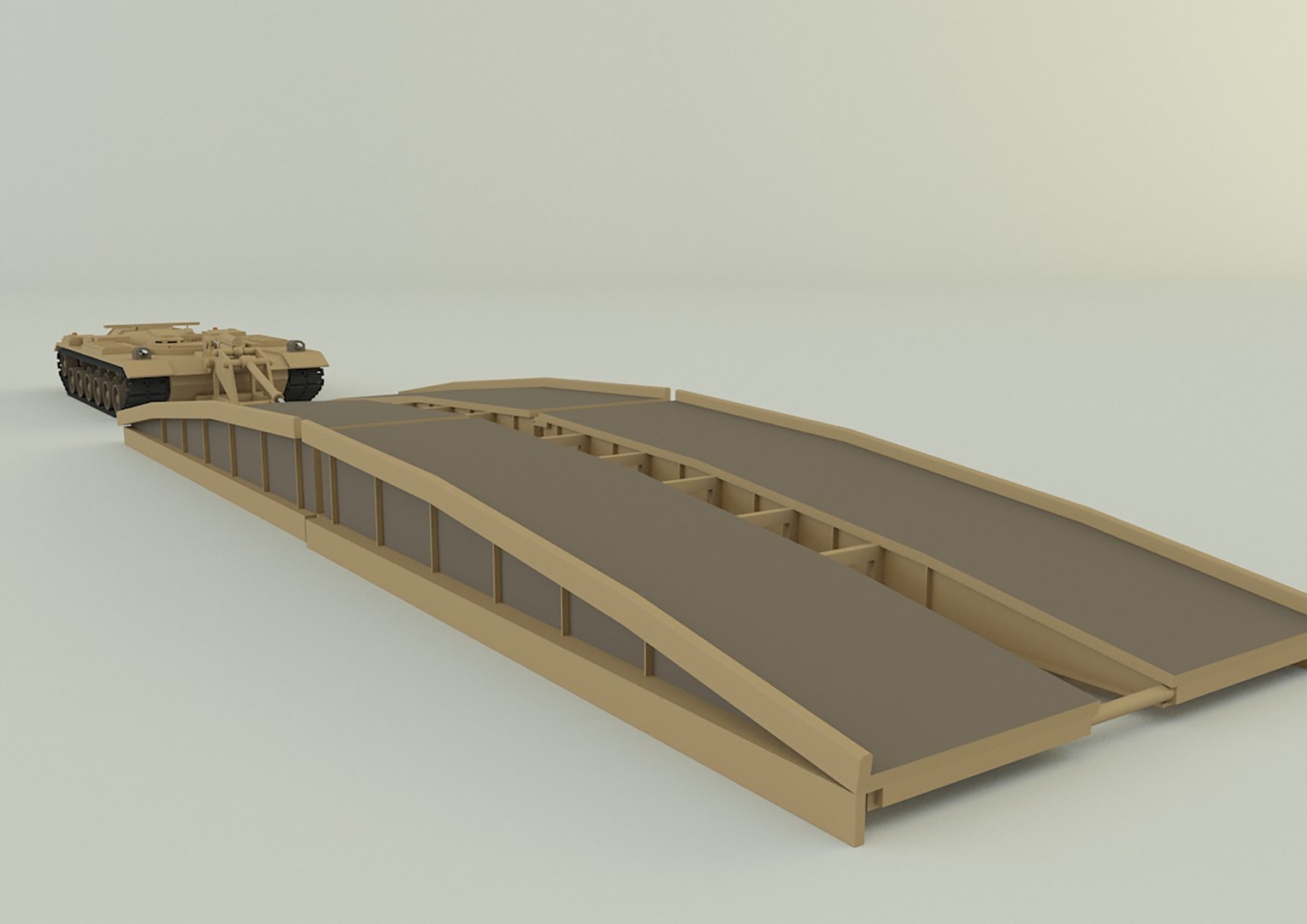 3D M60 AVLB Bridge Layer Military Vehicle 3D Model - TurboSquid 2161579
