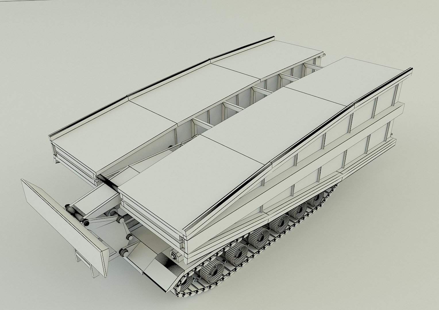 3D M60 AVLB Bridge Layer Military Vehicle 3D Model - TurboSquid 2161579
