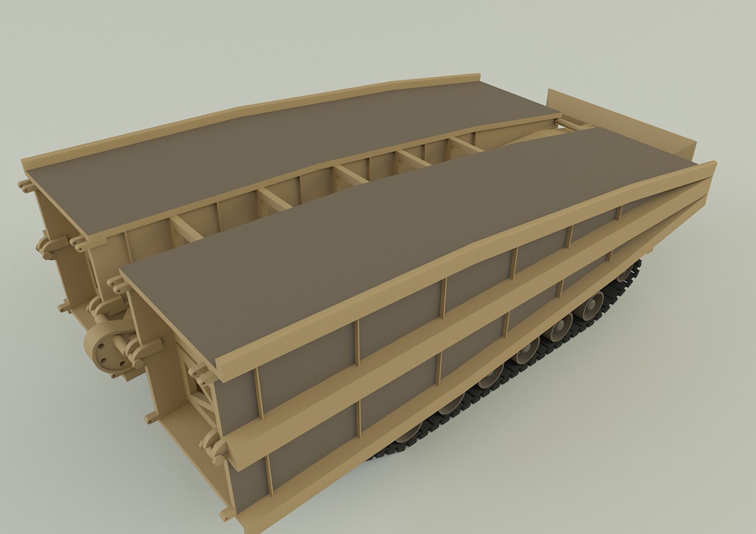 3D M60 AVLB Bridge Layer Military Vehicle 3D Model - TurboSquid 2161579