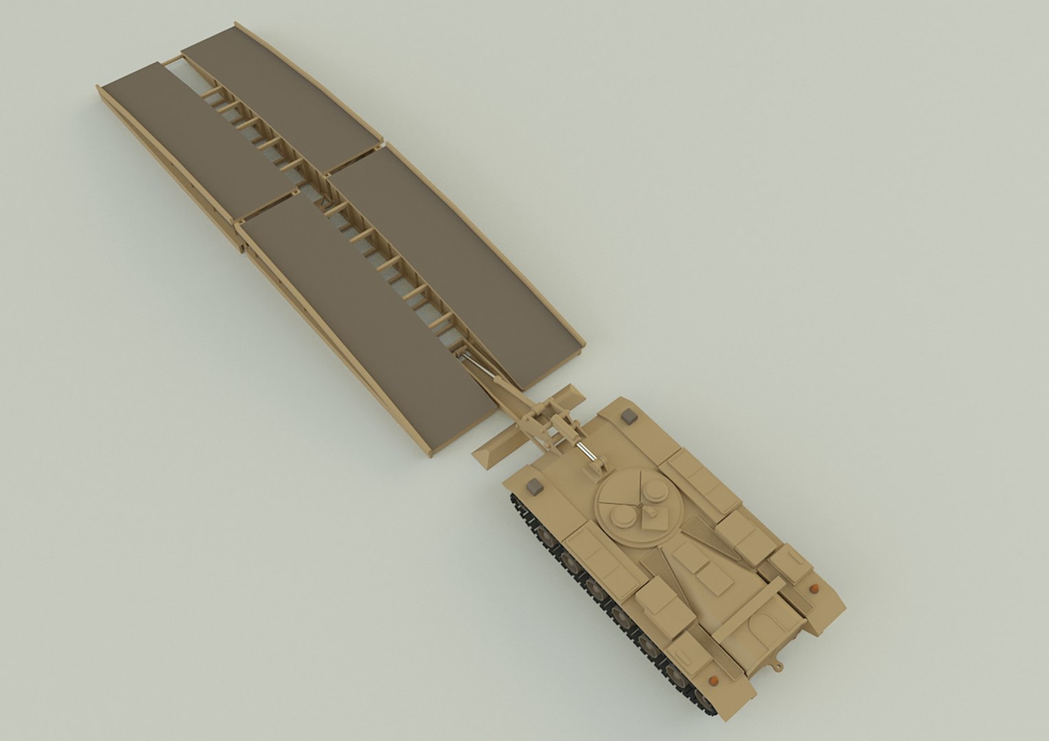 3D M60 AVLB Bridge Layer Military Vehicle 3D Model - TurboSquid 2161579