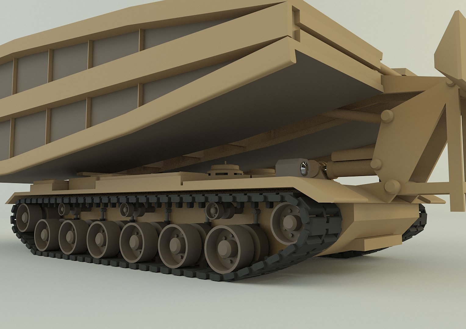 3D M60 AVLB Bridge Layer Military Vehicle 3D Model - TurboSquid 2161579