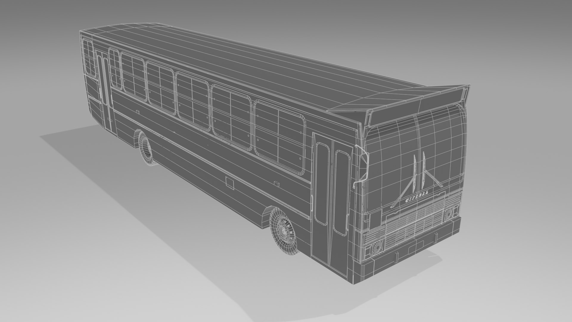 Onibus Ciferal Padron Model - TurboSquid 1678685