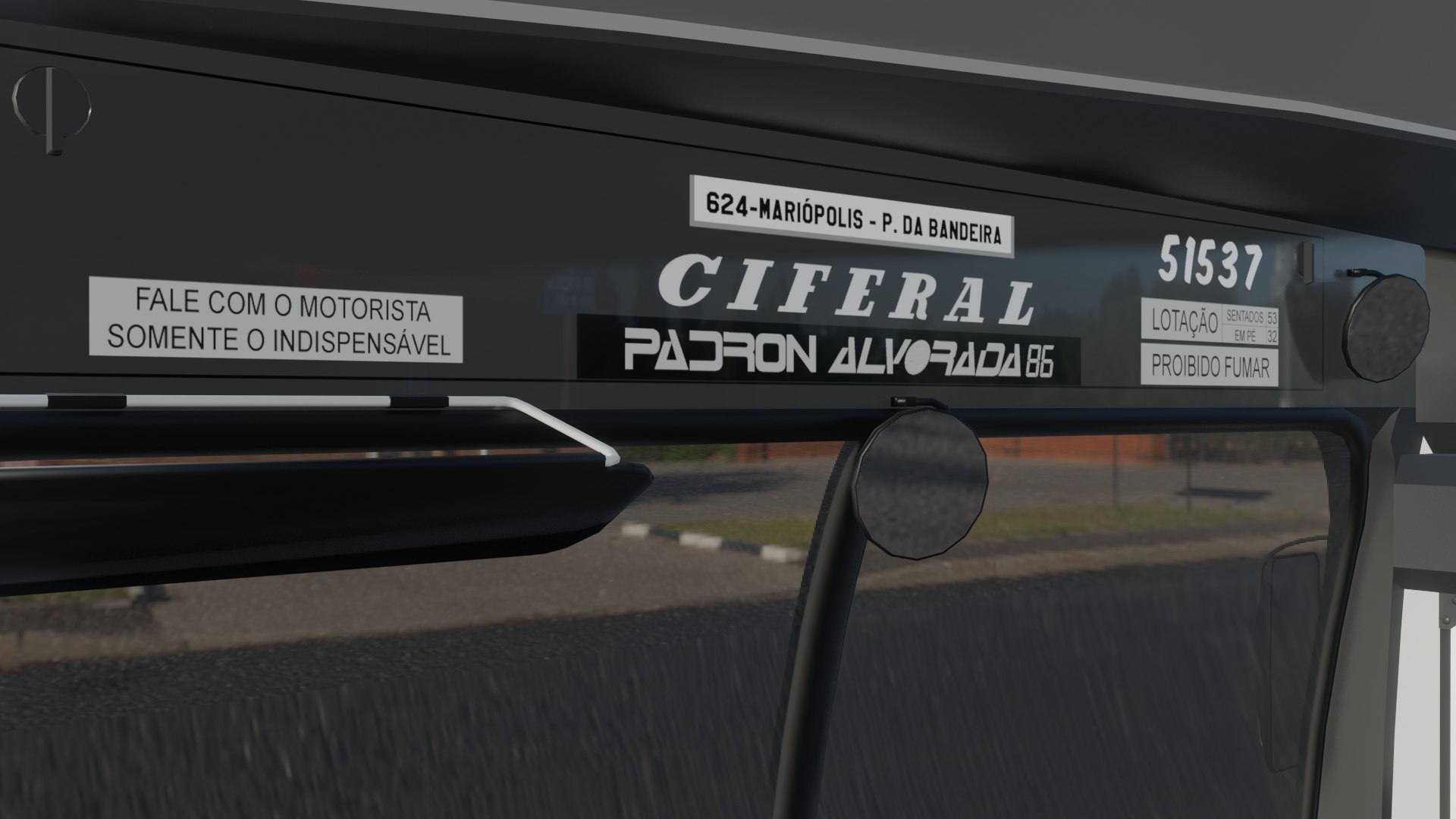 Onibus Ciferal Padron Model - TurboSquid 1678685