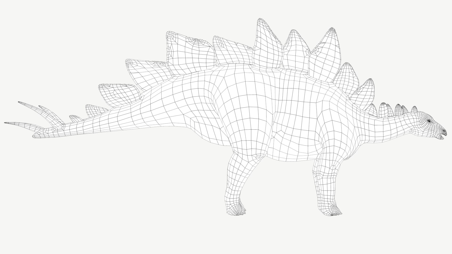 Stegosaurus 3d Obj