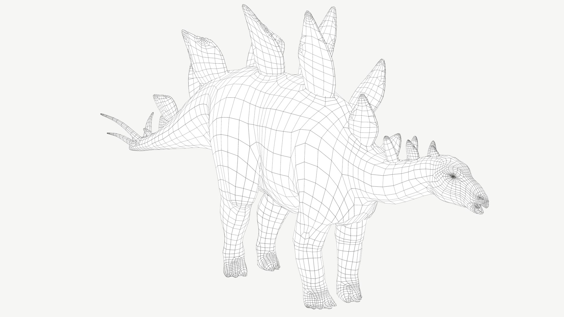 Stegosaurus 3d Obj