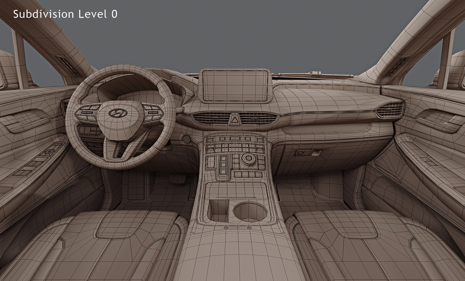 3D 2021 Hyundai Santa Fe Model - TurboSquid 1597851