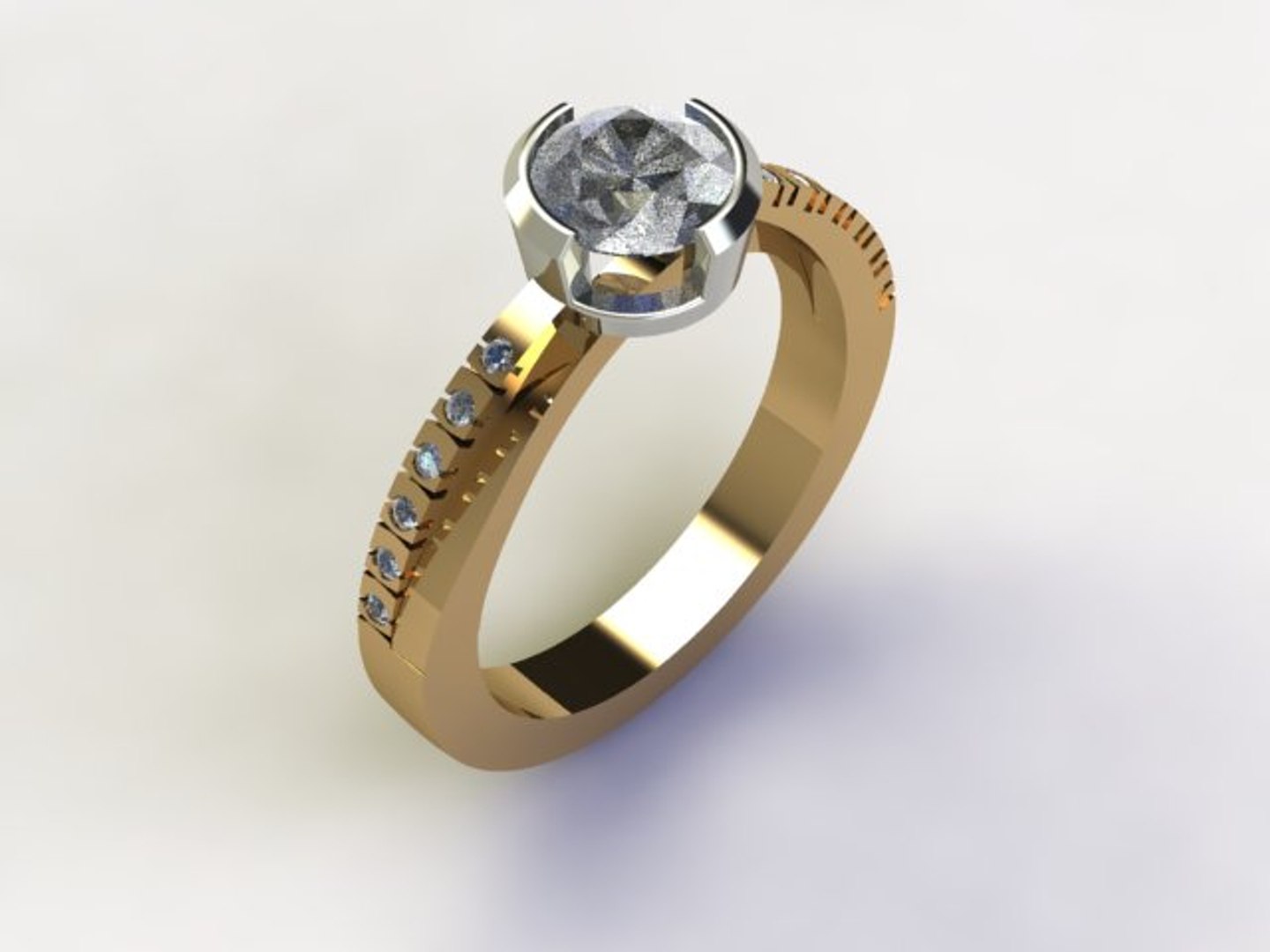 3d 3ds engagement ring