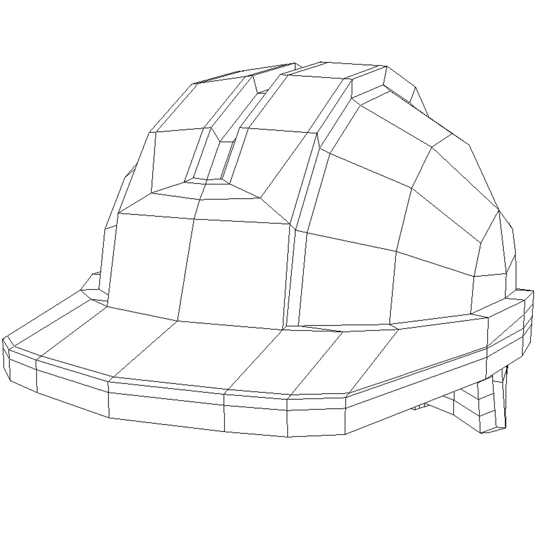 3d Hard Hat Model