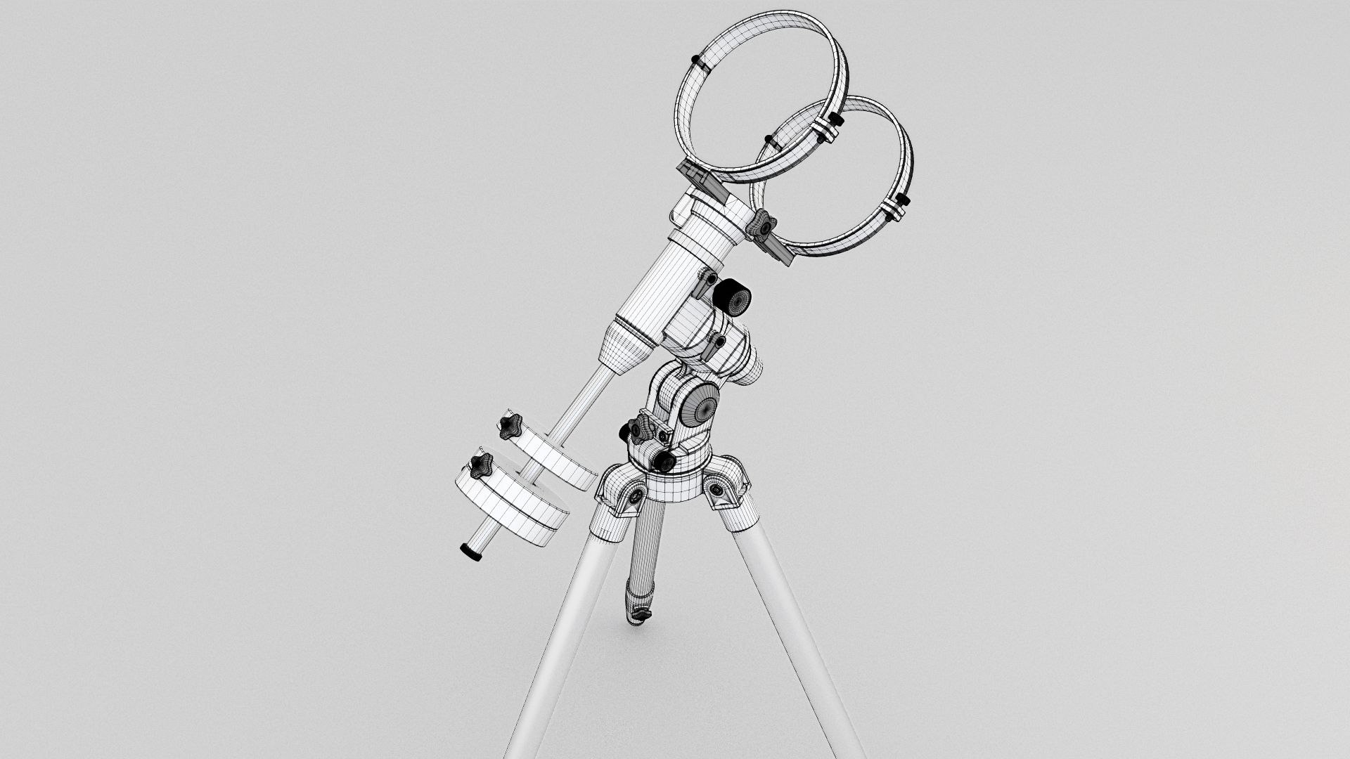 Telescope scope mount 3D model - TurboSquid 1529474