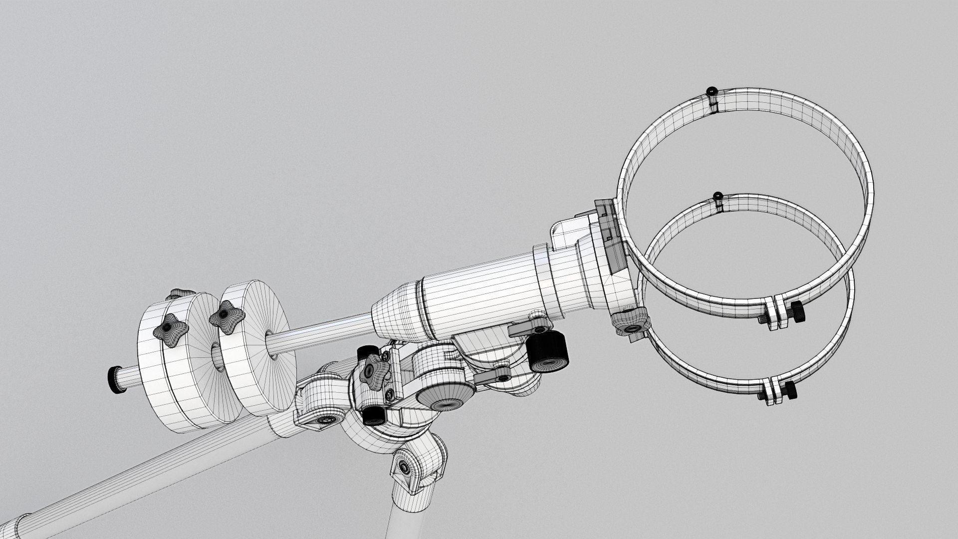 Telescope scope mount 3D model - TurboSquid 1529474