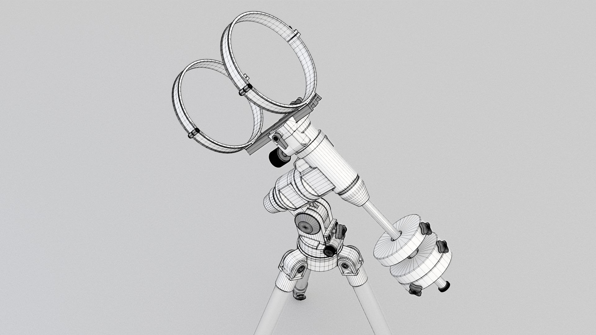 Telescope scope mount 3D model - TurboSquid 1529474
