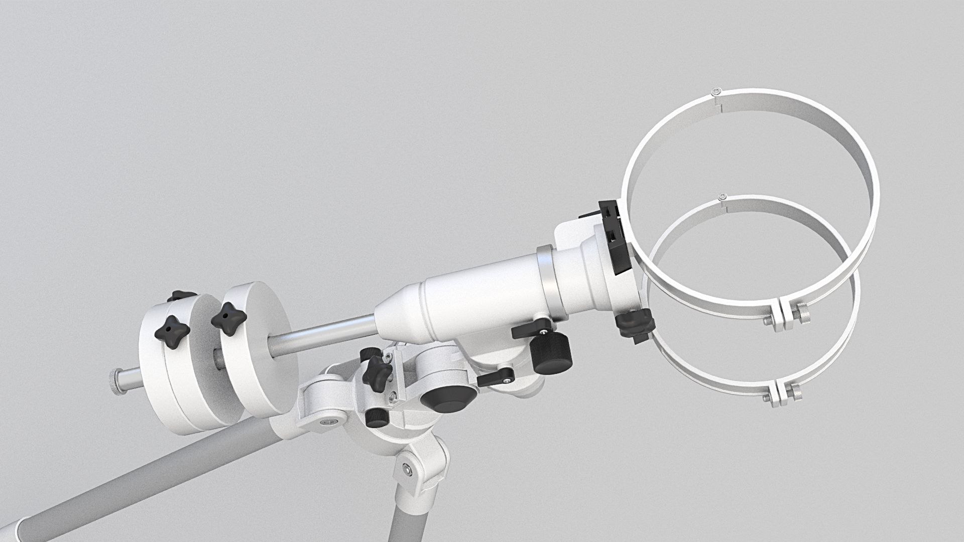 Telescope scope mount 3D model - TurboSquid 1529474