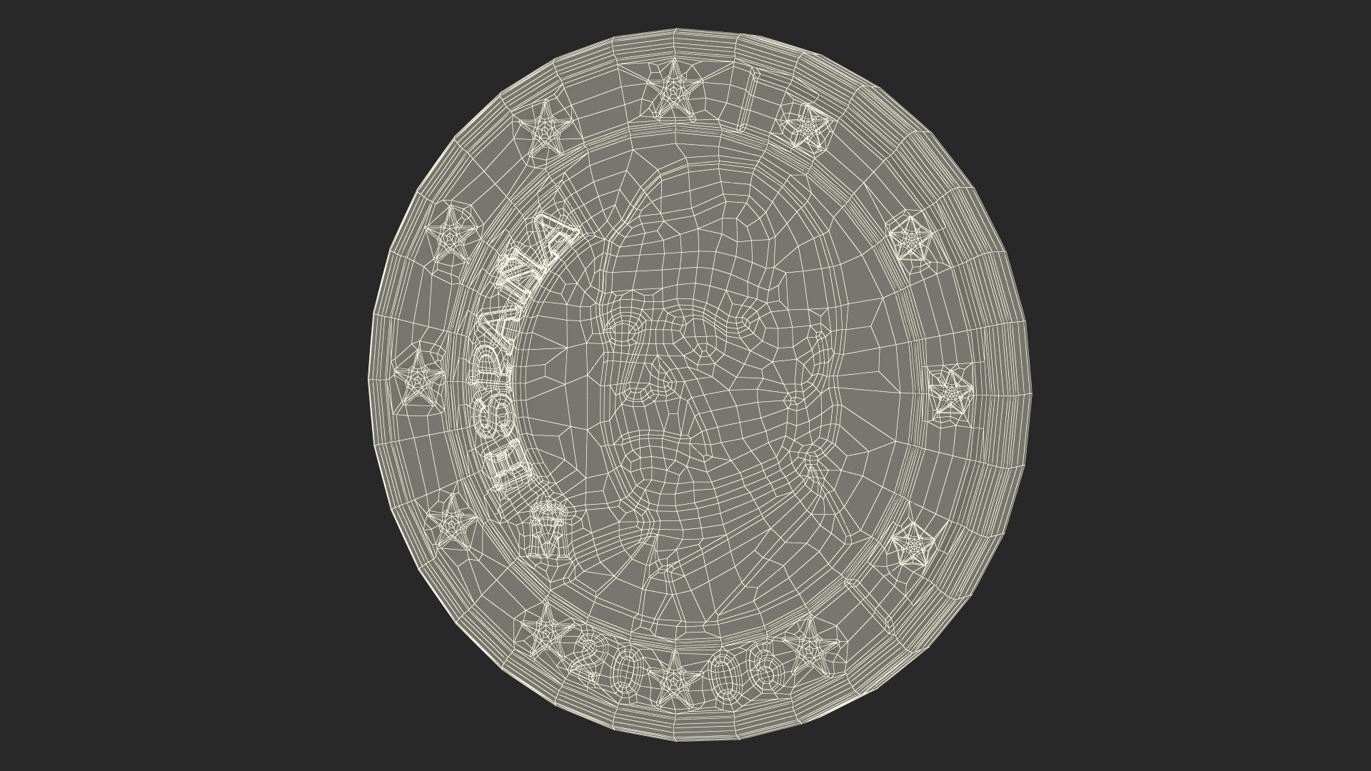 3D Spain 2 Euro Coin Model - TurboSquid 2143600