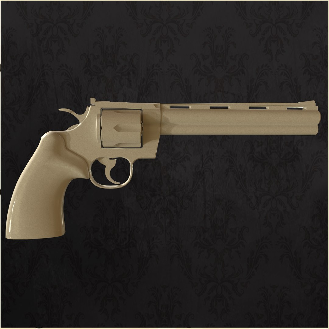 Revolver 3D Model - TurboSquid 1454022