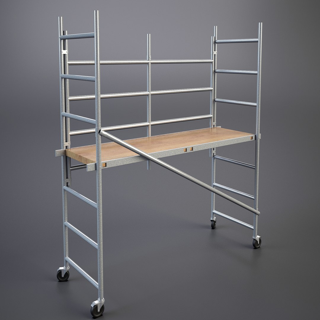 3D Scaffold Tower - TurboSquid 1500886