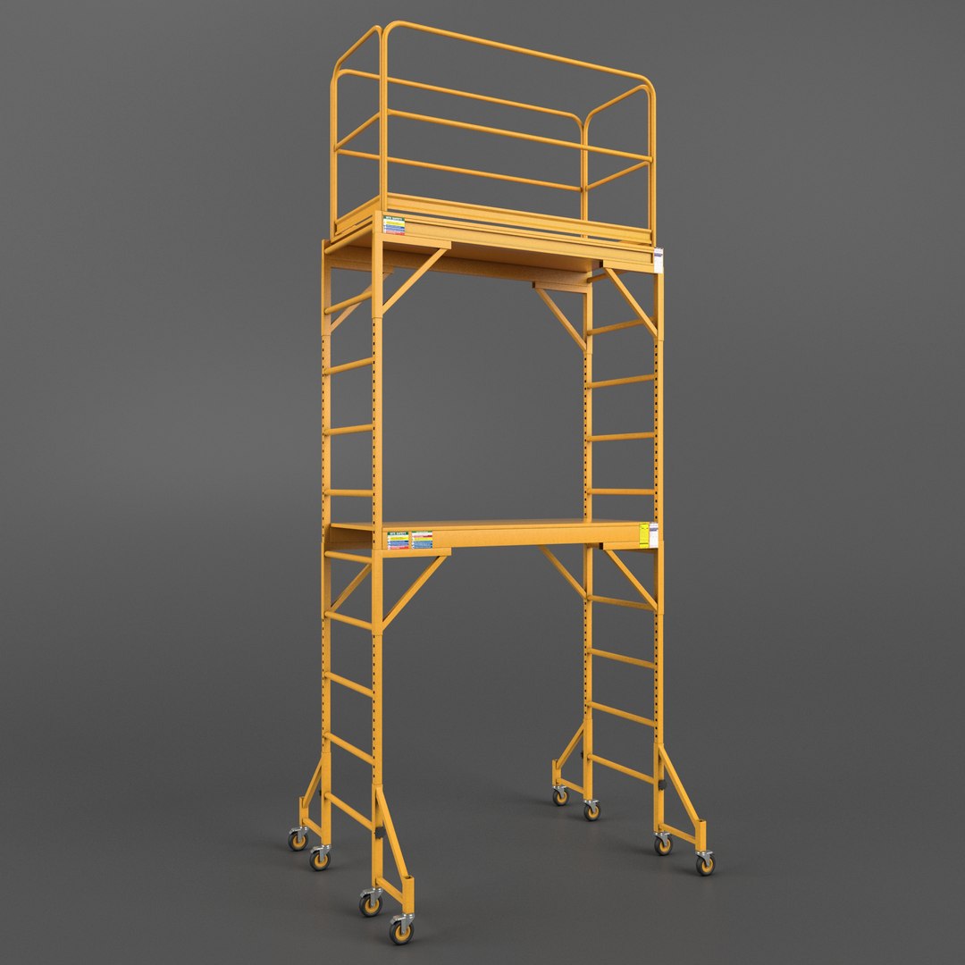 3D Scaffold Tower - TurboSquid 1500886