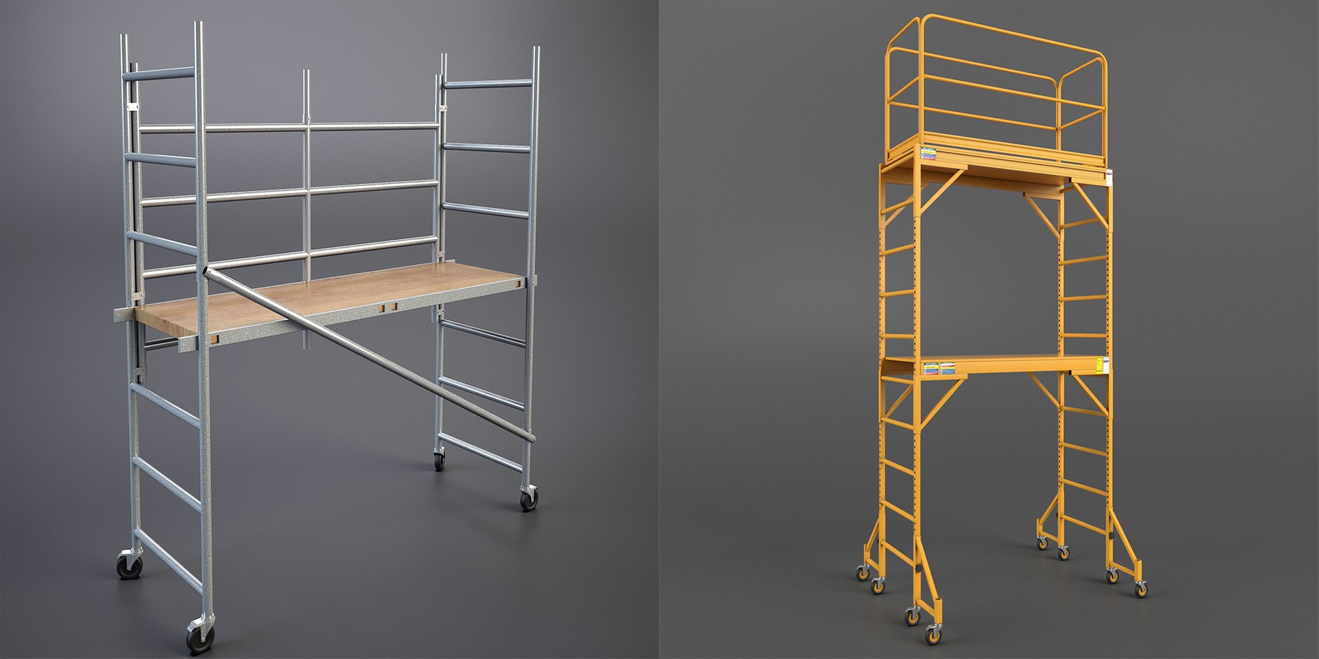 3D Scaffold Tower - TurboSquid 1500886