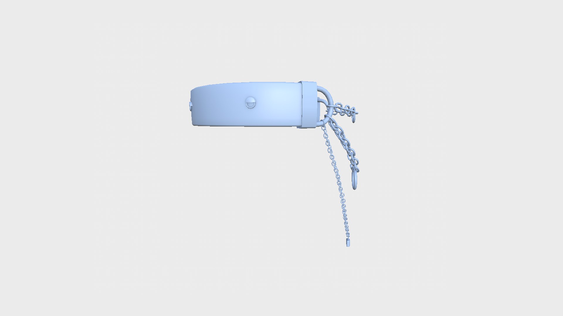 3D Choker Collar C05 Black Skull - Character Design Punk Gothic model ...