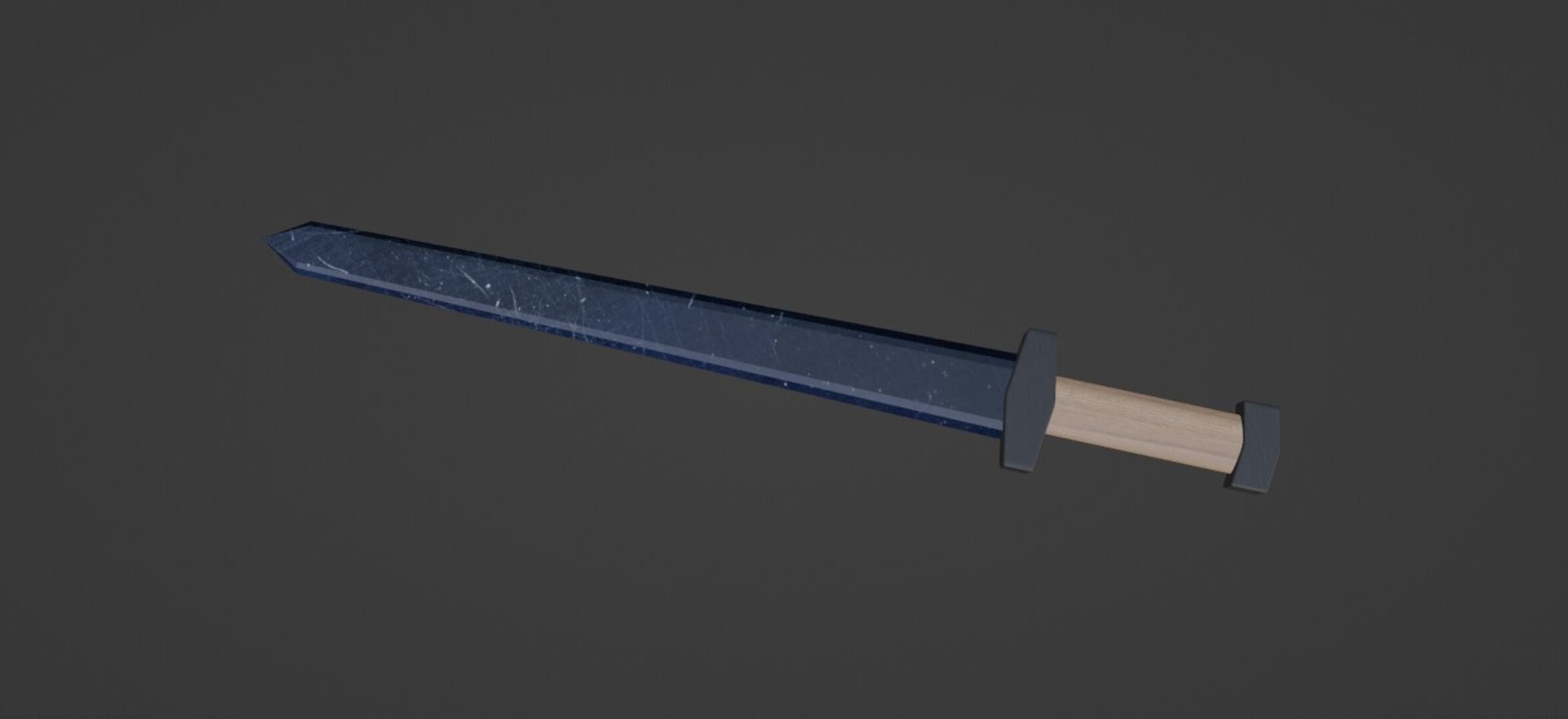 Murim Blue Sword 3D - TurboSquid 2093812