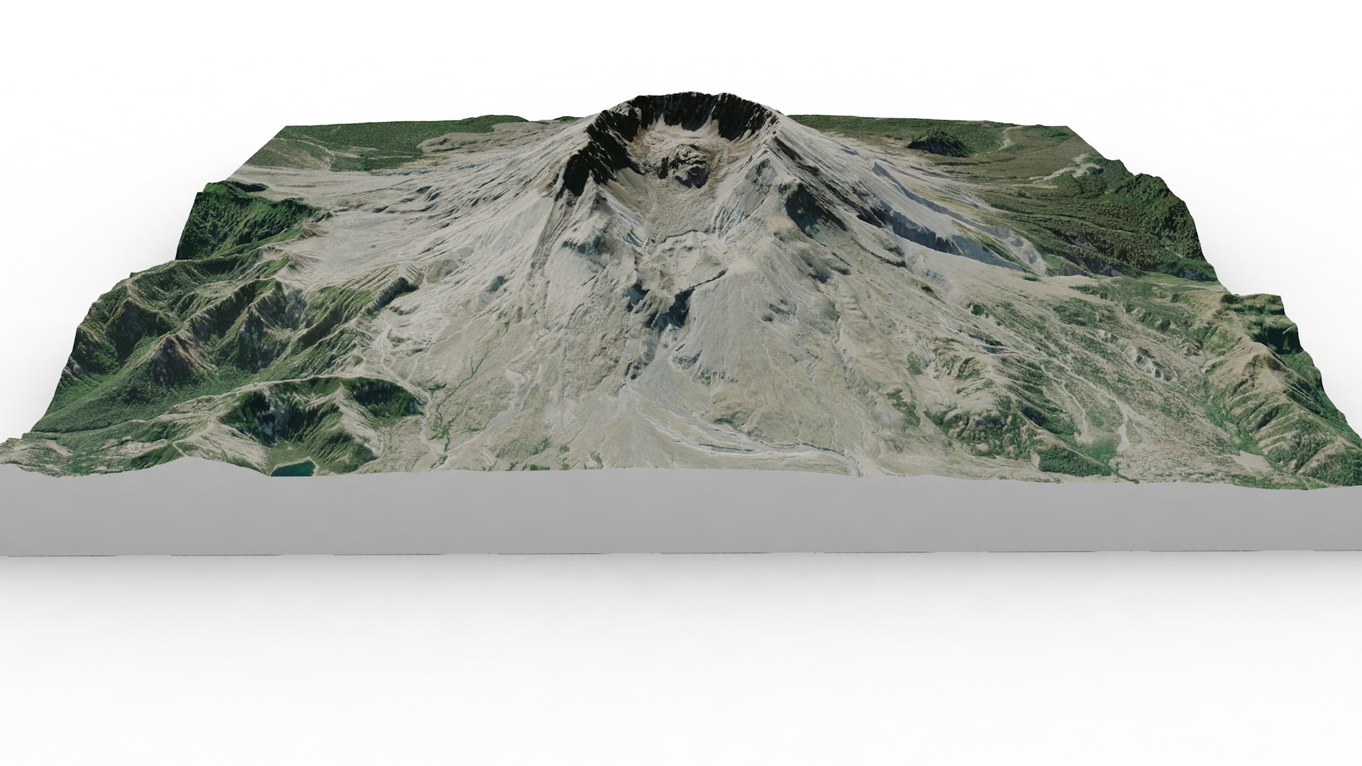Mount St Helens 3D Model - TurboSquid 2060989